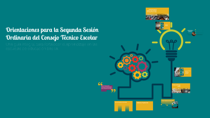 Orientaciones para la Segunda Sesión Ordinaria del Consejo Técnico ...