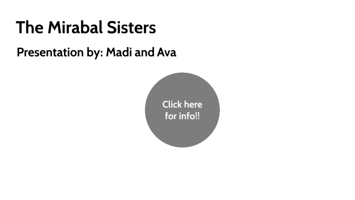 Mirabal Sisters by Ava Hicks on Prezi