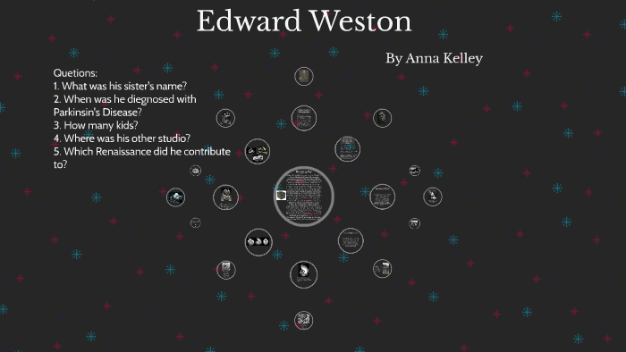 Edward Weston by Anna Kelley