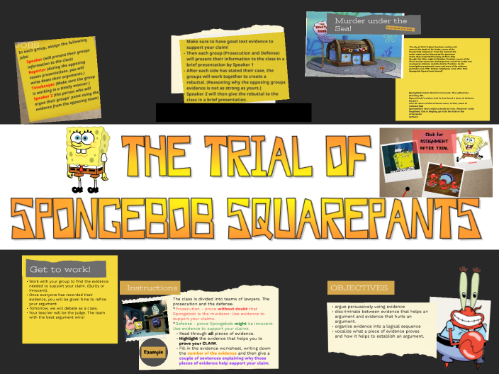 Trial of Spongebob by Melissa Leavins on Prezi