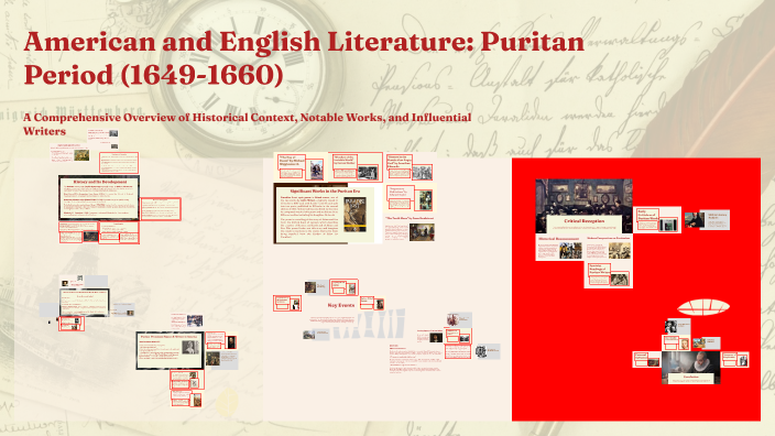 American and English Literature: Puritan Period by Joyce Diapera on Prezi