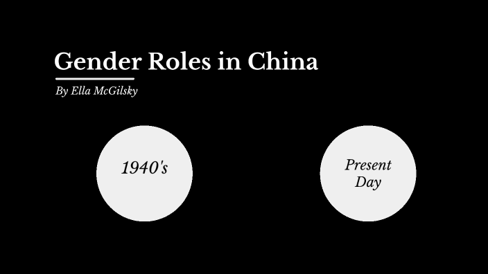 Gender Roles in China by Ella mcgilsky on Prezi