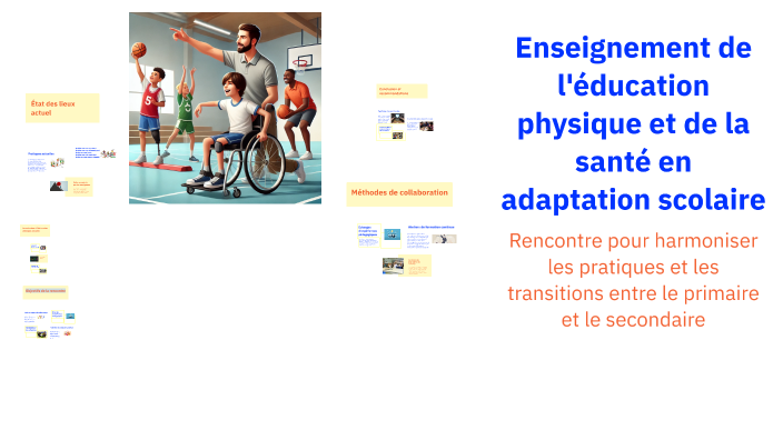 Enseignement de l'éducation physique et de la santé en adaptation ...