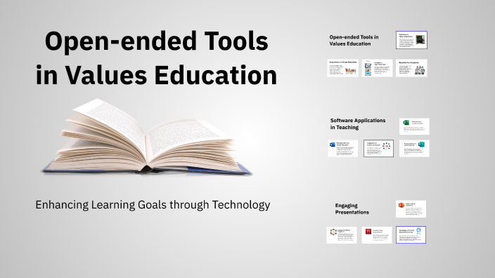 Open-ended Tools in Values Education by Zidric Franco on Prezi