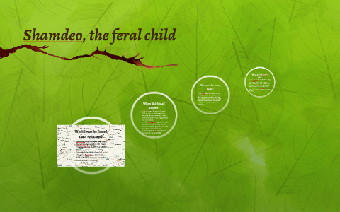 Shamdeo, the feral child by michael collins on Prezi