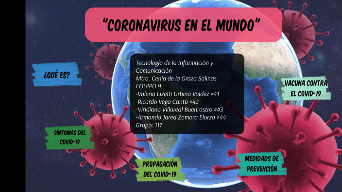 "Coronavirus en el mundo" by Armando Jared Zamora Elorza on Prezi