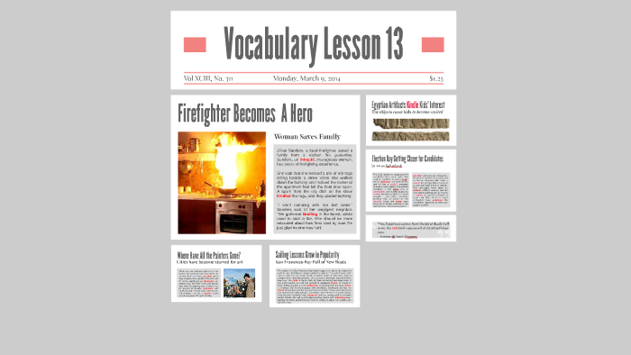 Vocabulary Lesson 13 by Paul Ghiglieri on Prezi