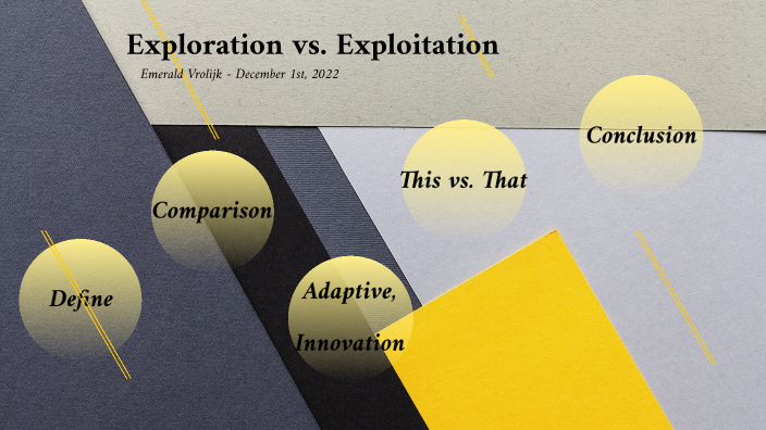 Exploration Vs Exploitation By Emerald Green On Prezi