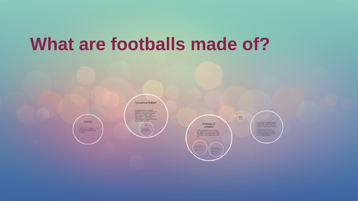 What are footballs made of? by Jordan Sloter on Prezi