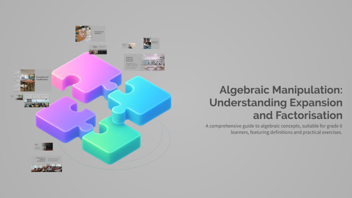 Algebraic Manipulation: Understanding Expansion and Factorisation by ...