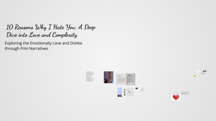 10 Reasons Why I Hate You: A Deep Dive into Love and Complexity by ...