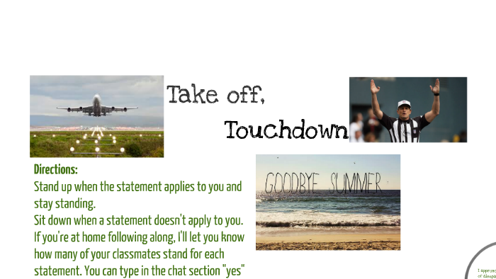 Takeoff/Touchdown by Joseph Dalesandro on Prezi