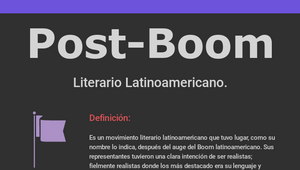 El Post-Boom Literario Latinoamericano. by Leidy Caldon on Prezi Design