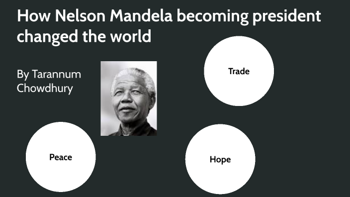 How Nelson Mandela changed our world by Tarannum Chowdhury on Prezi