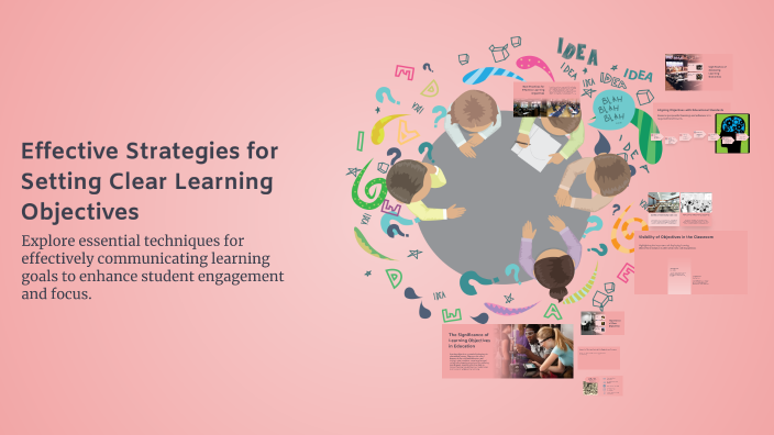 Effective Strategies for Setting Clear Learning Objectives by Alexa ...