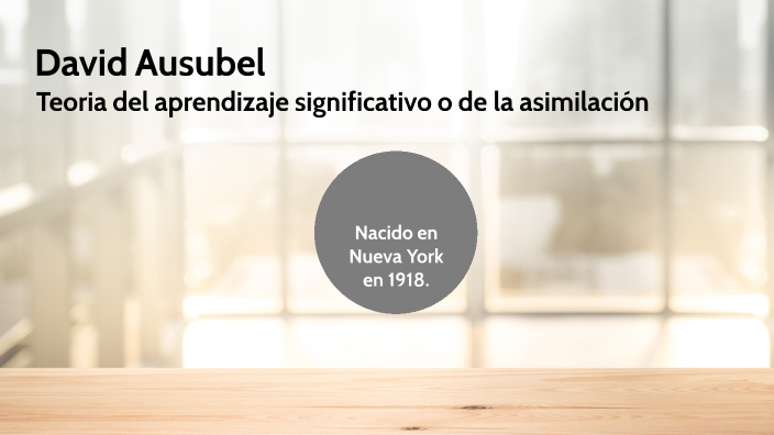Teoria de la asimilación o del aprendizaje significativo by ceci moras ...