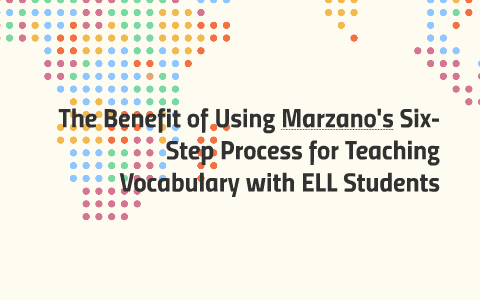 The Benefit of Using Marzano's Six-Step Process for Teaching by becky ...