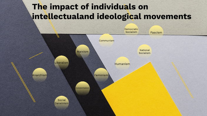 The impact of individuals on intellectualand ideological movements by ...