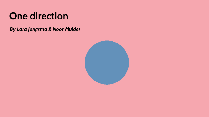 One direction by Noor Mulder on Prezi