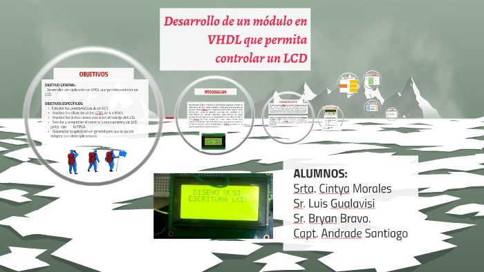 Desarrollo de un módulo en VHDL que permita controlar un LCD by ...