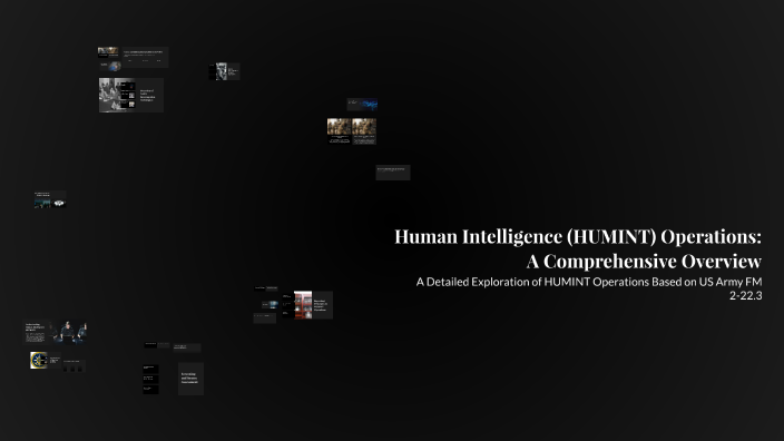 Human Intelligence (HUMINT) Operations: A Comprehensive Overview by Manuel Lopez on Prezi