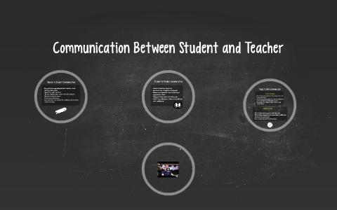 Communication Between Student and Teacher by on Prezi