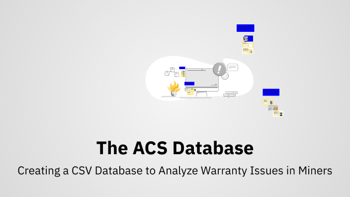 The ACS Database by Barr on Prezi