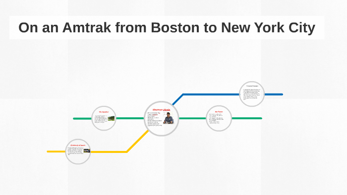 On an Amtrak from Boston to New York City by Hayden Branham on Prezi