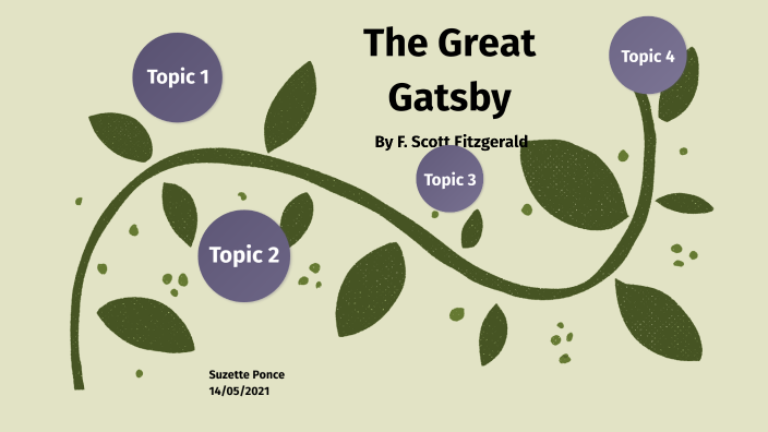 One Pager: The Great Gatsby by suzette ponce on Prezi