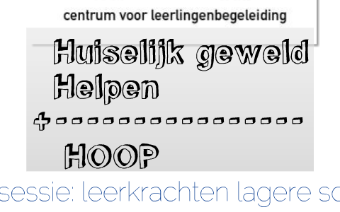 Huiselijk geweld by Laura Gielis on Prezi