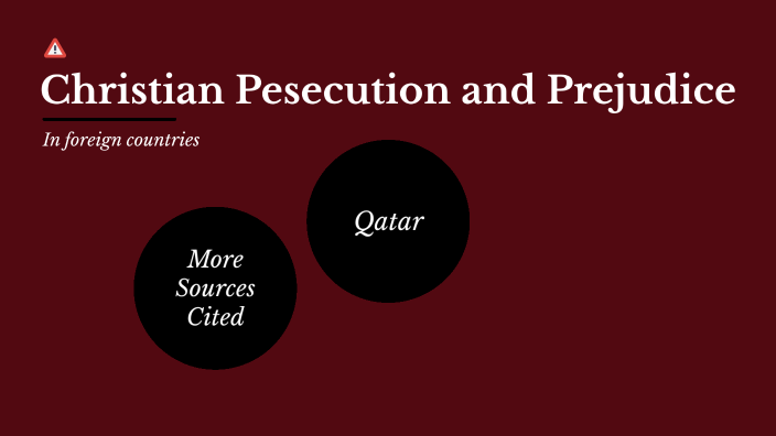Christian Prejudice and Persecution by Blake Bode on Prezi