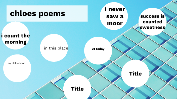 chloes poems by chloe kermer on Prezi