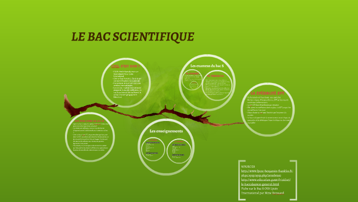 LE BAC SCIENTIFIQUE by LI CDI on Prezi
