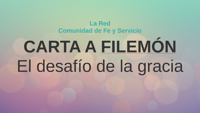CARTA A FILEMÓN by José Manuel Herrera Alfaro on Prezi