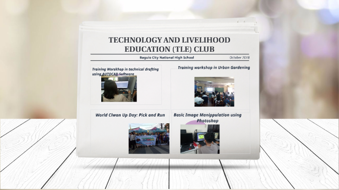 Technology and Livelihood Education (TLE) Club by Altea Ramos on Prezi