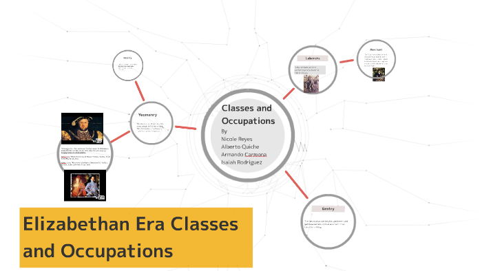 Elizabethan Era Classes and Occupations by Armando Carmona on Prezi