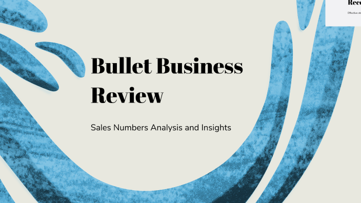 Bullet Business Review by HAYLEY JEFFRIES on Prezi