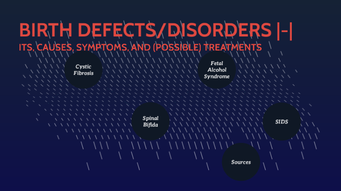 BIRTH DEFECTS/DISORDERS |-| ITS, CAUSES, SYMPTOMS, AND (POSSIBLE ...