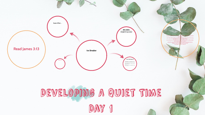 Developing a Quiet Time Day 1 by on Prezi