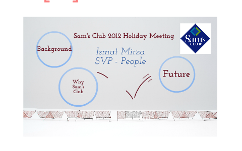 Sam's Club Holiday Meeting by John M Religa on Prezi