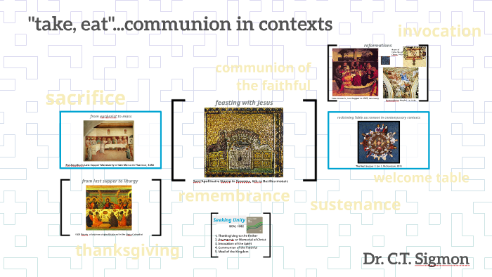 take, eat...communion in contexts by Casey Sigmon on Prezi