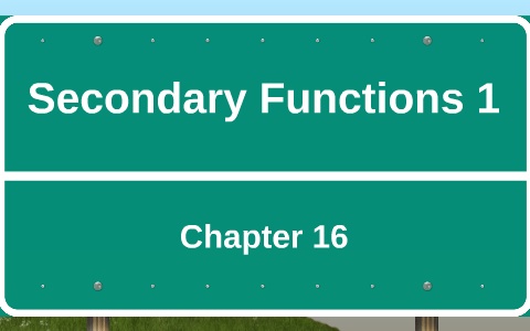 Secondary Functions by Seth Gardner on Prezi