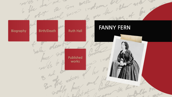 Fanny Fern by Sara Corgiolu on Prezi