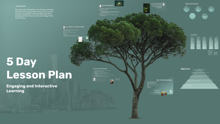 5 Day Lesson Plan by Jazmin Lewis on Prezi