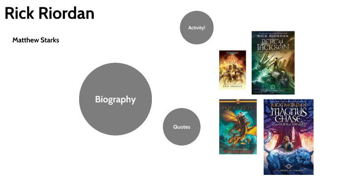 Rick Riordan Biography by Matthew Starks on Prezi