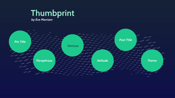 "Thumbprint" by Eve Merriam by XAVIER RODRIGUEZ on Prezi
