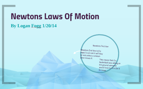 Newtons Laws Of Motion by Logan Fogg on Prezi