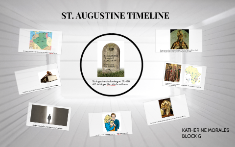 ST. AUGUSTINE TIMELINE by katherine morales on Prezi