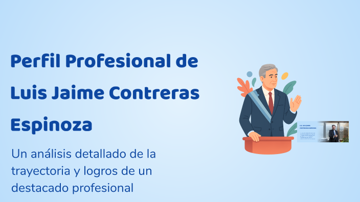 Perfil Profesional de Luis Jaime Contreras Espinoza by CAMILA ISABEL ...