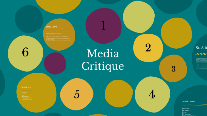 Media Critique - Michele McSweeney (2025) by Michele McSweeney on Prezi